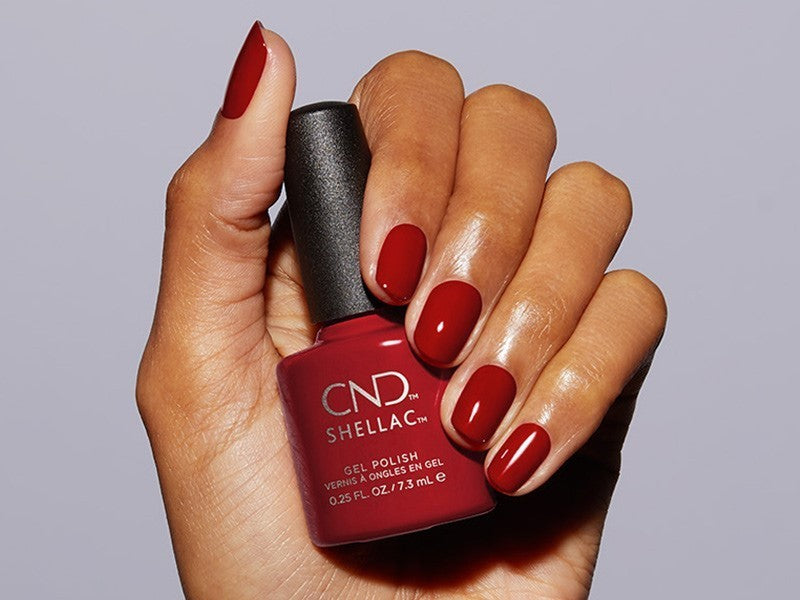 CND Shellac Gel Polish Devil Red 7.3ml – Beautopia Hair & Beauty