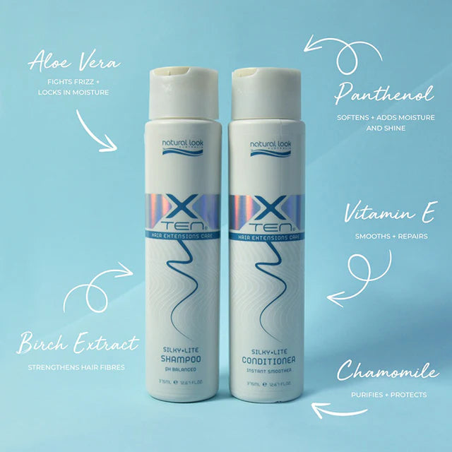 Natural Look X-Ten Silky-Lite Shampoo 375ml – Beautopia Hair & Beauty