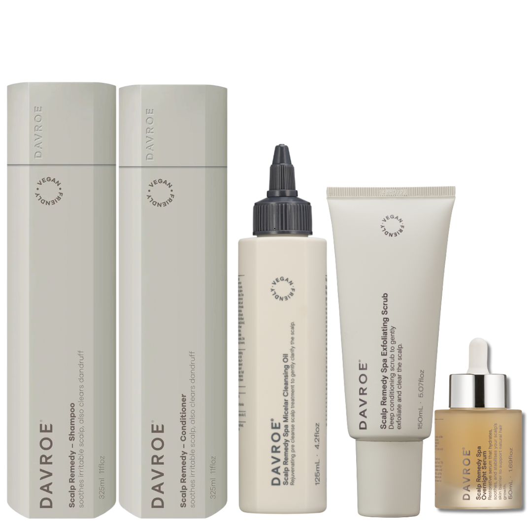 Davroe Scalp Remedy Shampoo, Conditioner, Exfoliating Scrub, Micellar ...