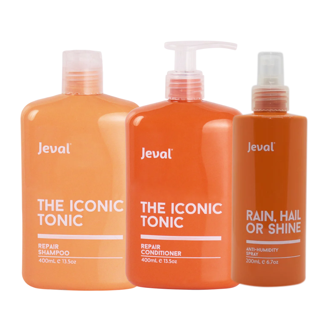 Jeval Iconic Tonic Repair Trio Pack – Beautopia Hair & Beauty