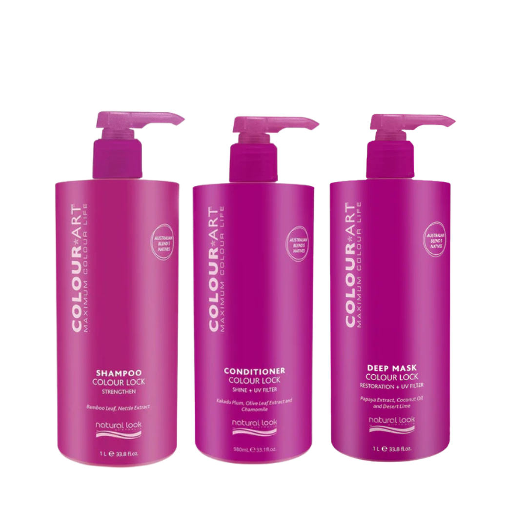 Natural Look Colour Art Shampoo, Conditioner & Deep Mask 980ml Trio ...
