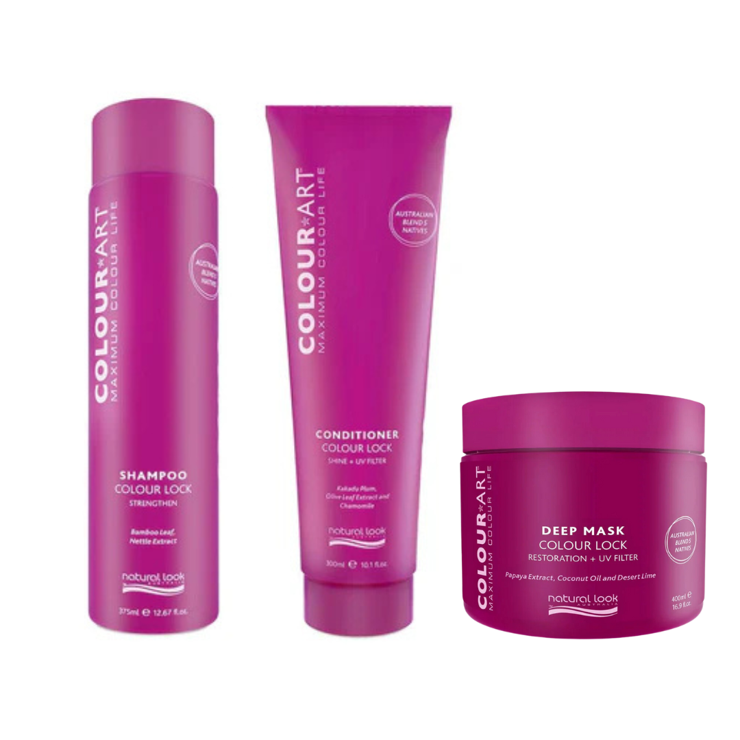 Natural Look Colour Art Shampoo, Conditioner & Deep Mask Trio ...