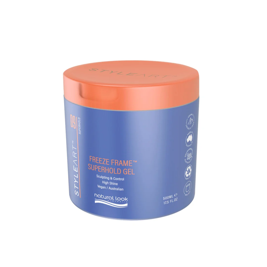 Natural Look Style Art Freeze Frame Superhold Styling Gel 500g ...