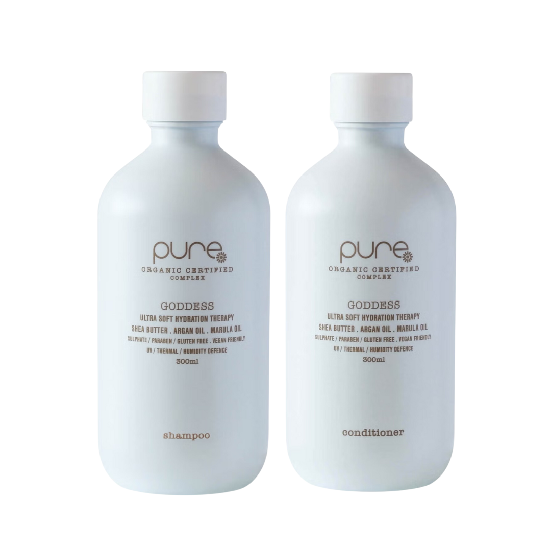 Pure Goddess Shampoo & Conditioner 300ml Duo – Beautopia Hair & Beauty
