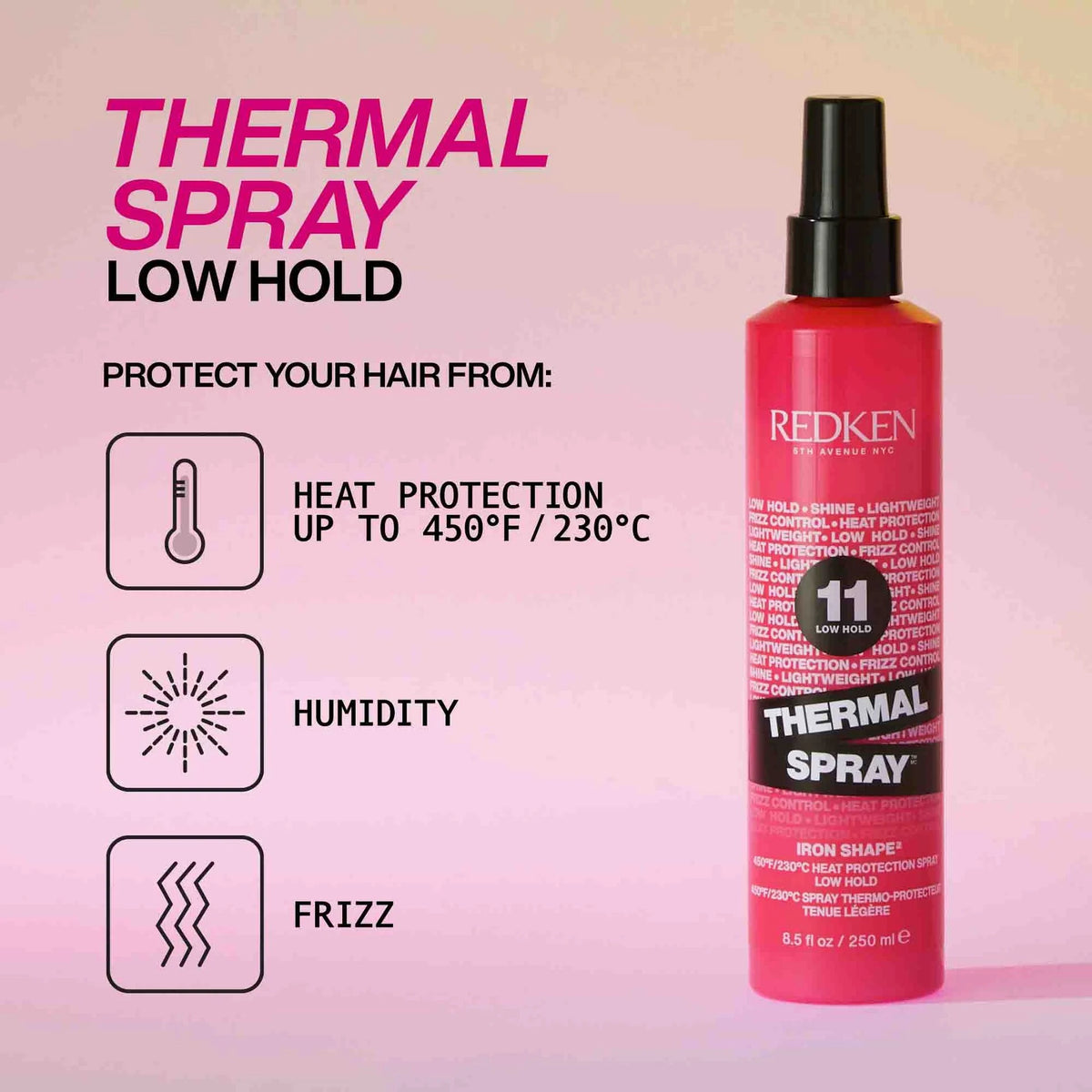 Redken Iron Shape 11 Thermal Spray 250ml – Beautopia Hair & Beauty