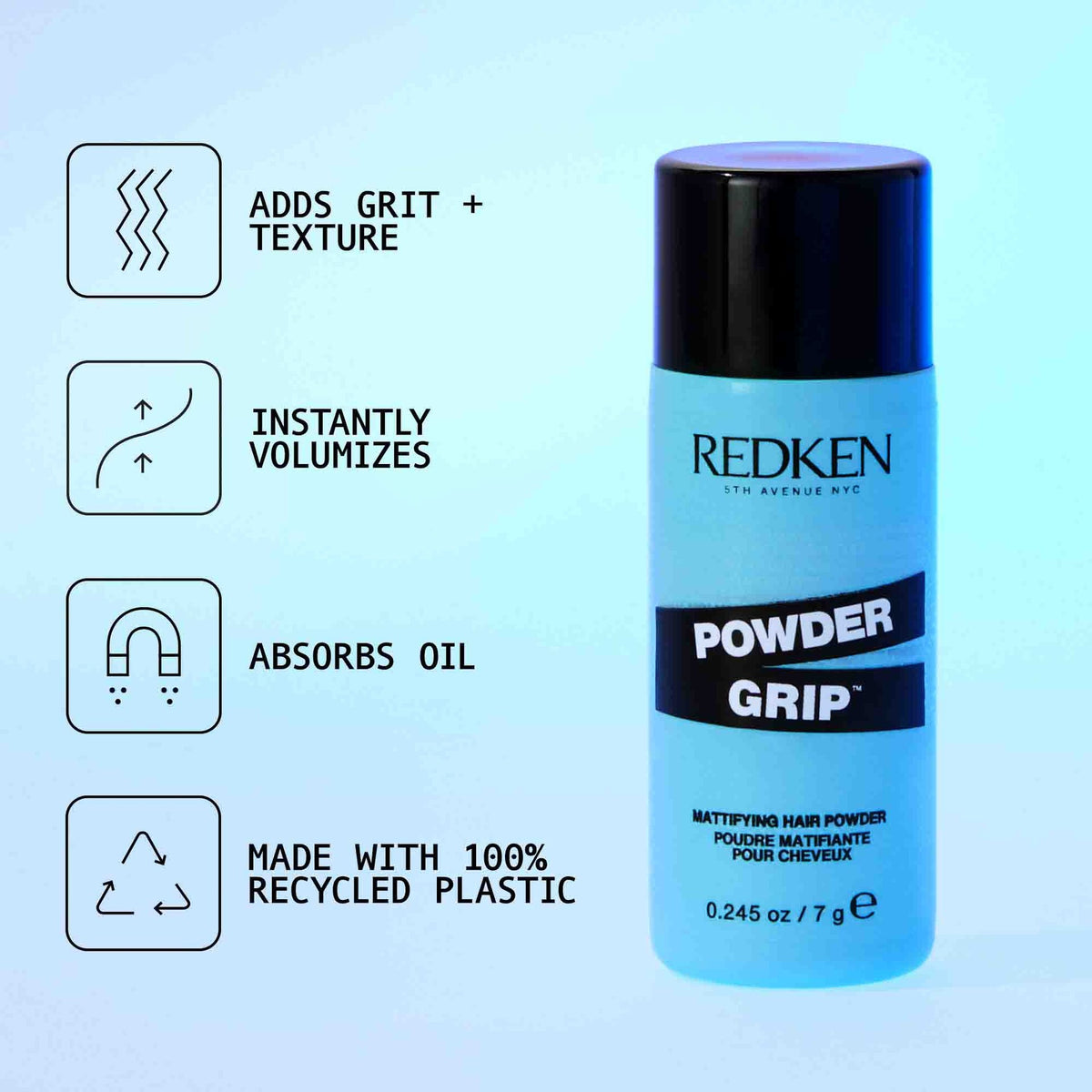 Redken Powder Grip Mattifying Hair Powder 7g – Beautopia Hair & Beauty
