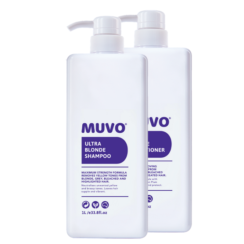 Buy MUVO Ultra Blonde Shampoo and Conditioner Pack – Beautopia Hair ...