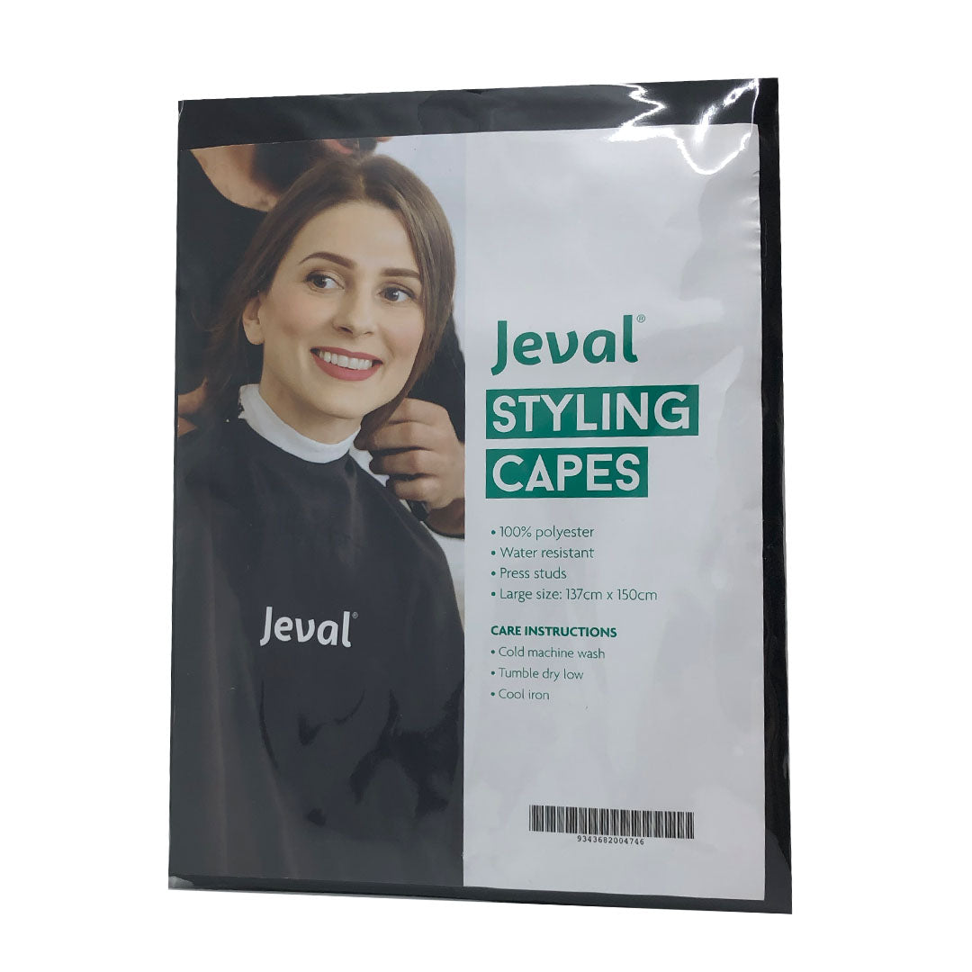 Shop Jeval Styling Capes Black | Beautopia – Beautopia Hair & Beauty